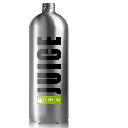 1 Litre Aluminium Bottle (24mm neck) (No Cap) – juicebottles.co.uk